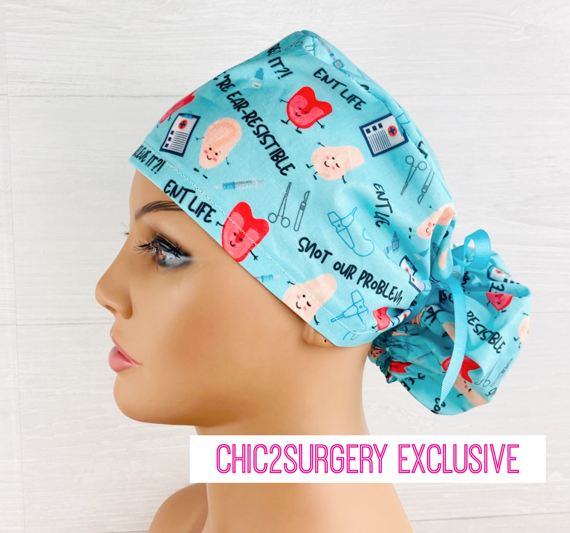 ENT Life Ponytail Scrub Hat – Chic2Surgery